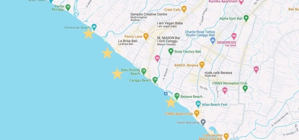 Best Beaches in Canggu Bali (for Surfing)! | The Wanderlover