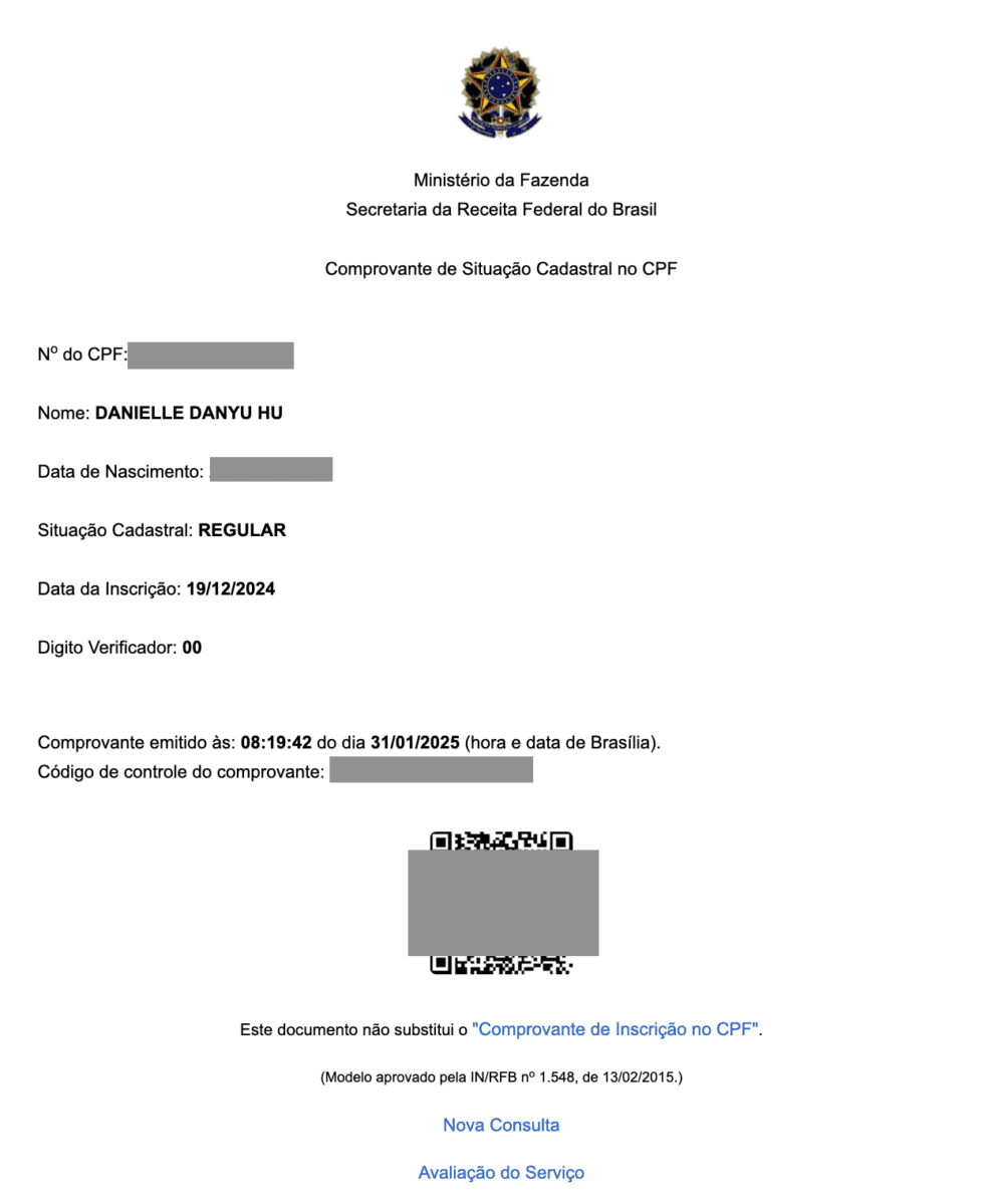 How to Get a CPF in Brazil as a Foreigner Online (FREE): Step-by-Step Guide