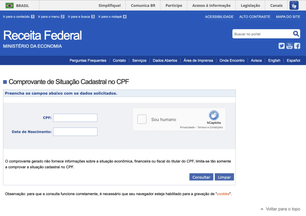 How to Get a CPF in Brazil as a Foreigner Online (FREE): Step-by-Step Guide